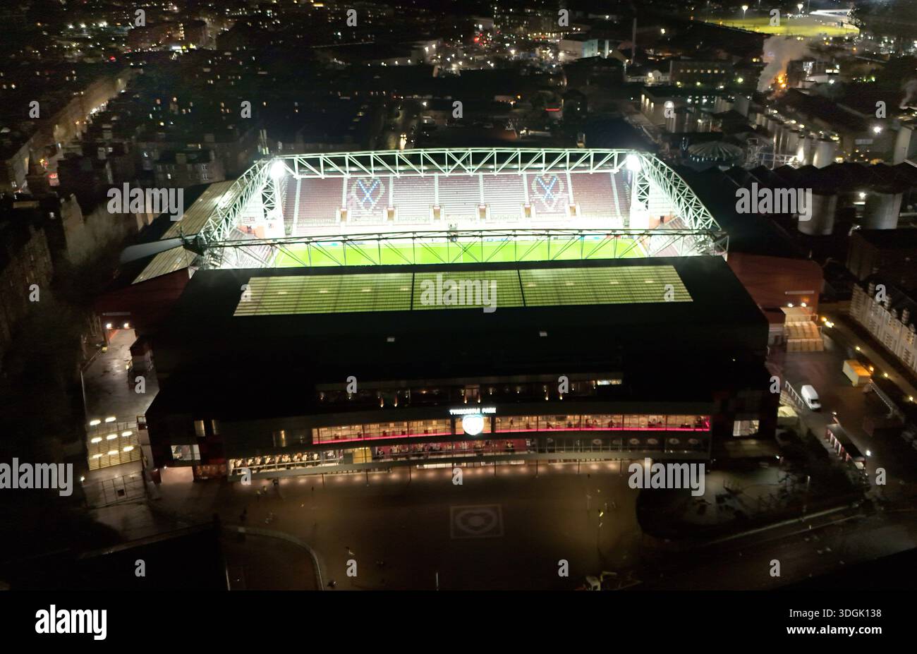 A general view of the ground ahead of the Scottish Gas Men's Scottish ...