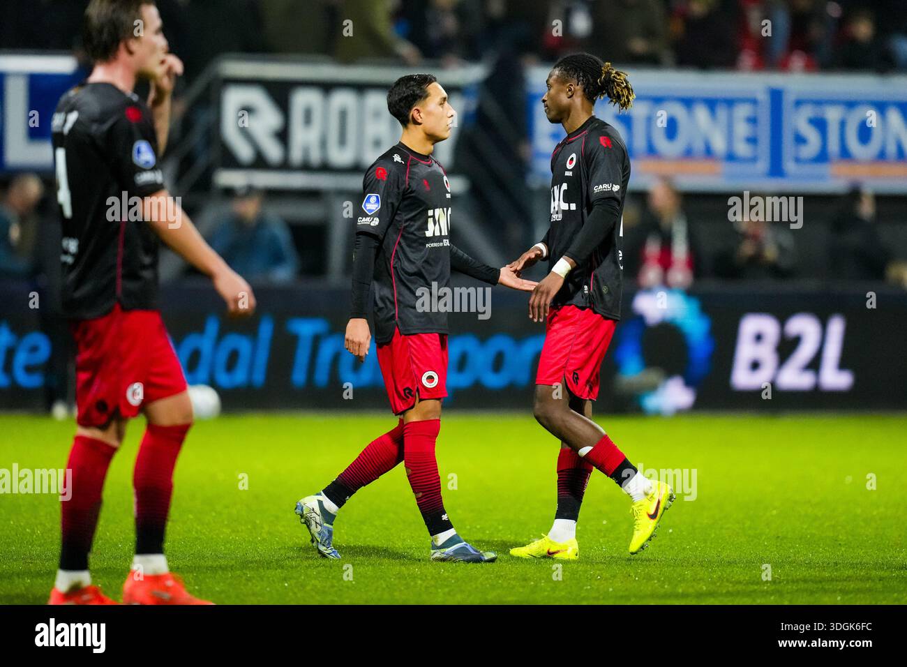 Rotterdam - Miliano Jonathans of Excelsior Rotterdam, Chris-kevin Nadje ...