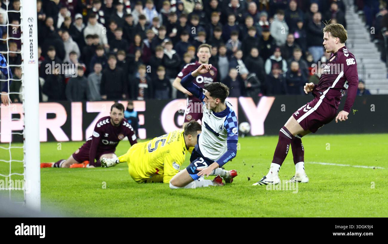 Tynecastle Stadium, Edinburgh, Scotland, UK. 17th Jan 2026. Hearts V ...