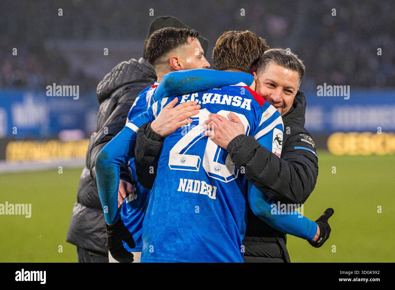 Rostock, Germany January 17, 2026: 3rd League - 2025/2026 - FC Hansa ...