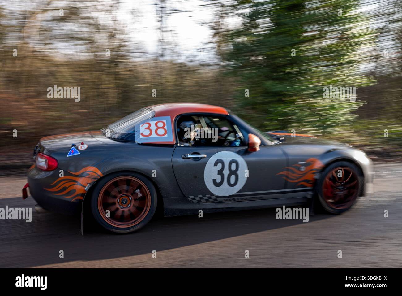 Brands Hatch, UK, 17th January, 2026, Nigel Brain & Martin Corbett In a ...