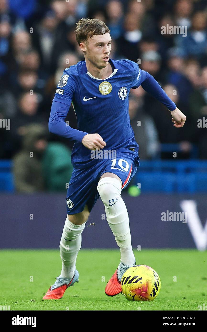 Cole Palmer of Chelsea during the Chelsea v Brentford Premier League ...