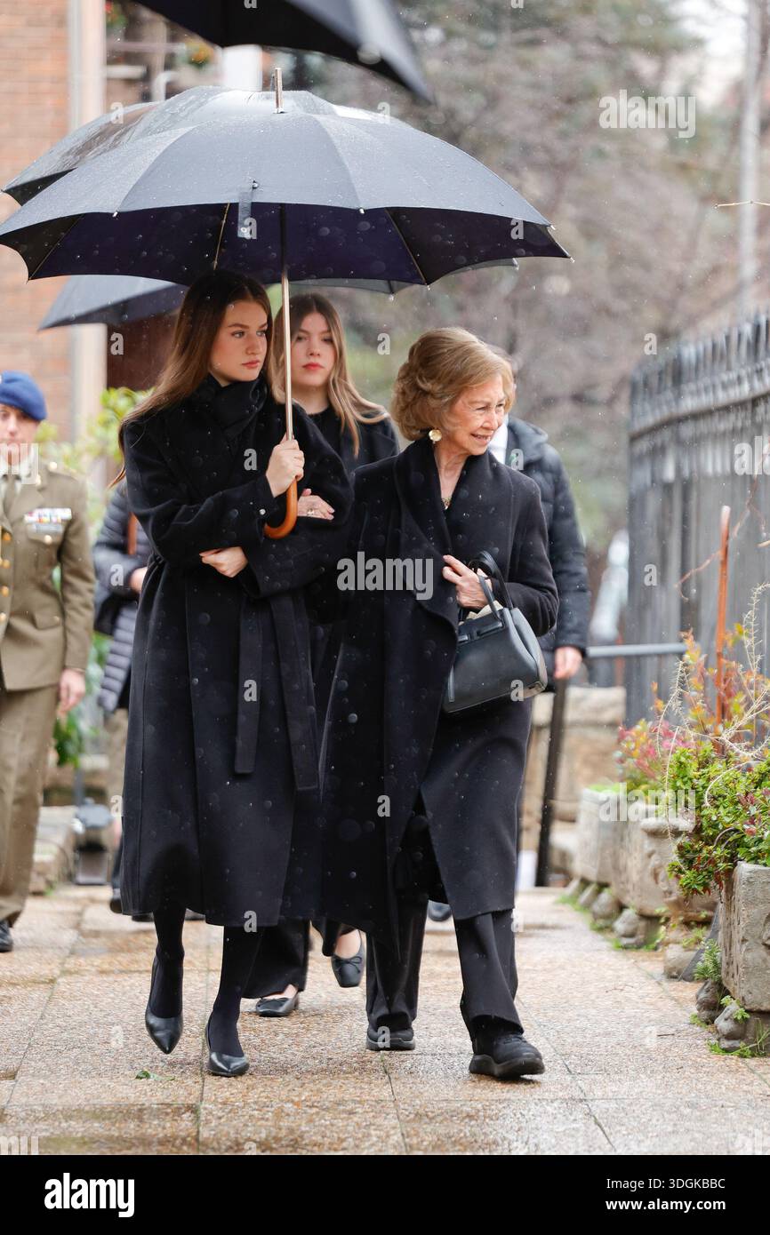 King Felipe VI and Queen Letizia of Spain attends Princess Irene of ...