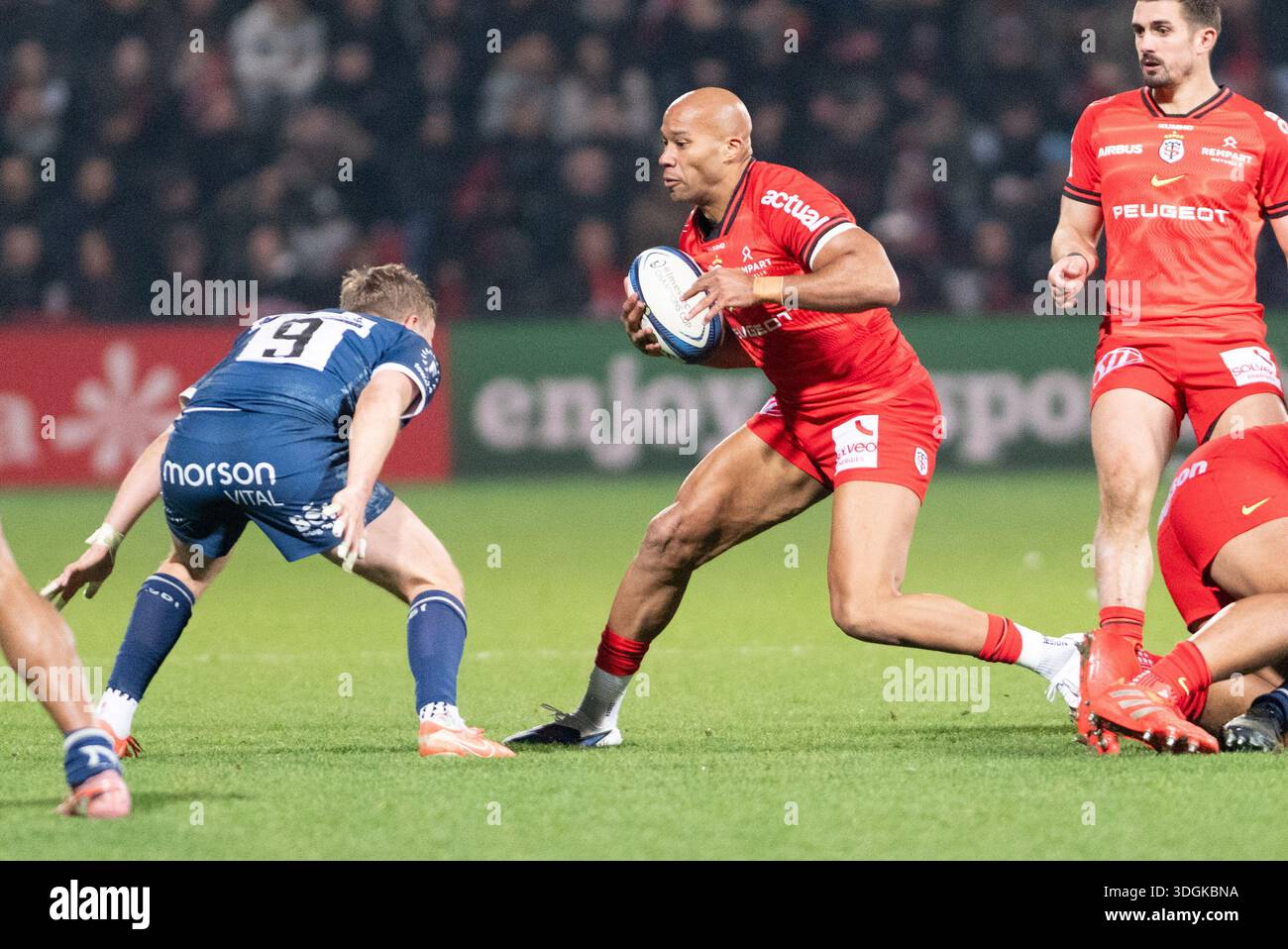 Teddy Thomas of Toulouse during the EPCR Champions Cup match between ...