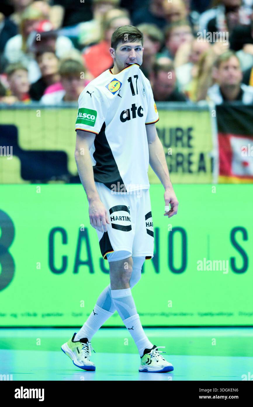 Herning, Denmark. 17th Jan, 2026. Handball: European Championship ...