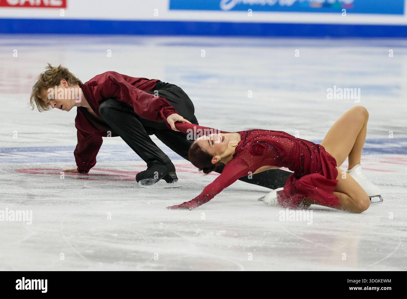 Day Four. 17th Jan, 2026. Diana Davis and Gleb Smolkin of Georgia ...