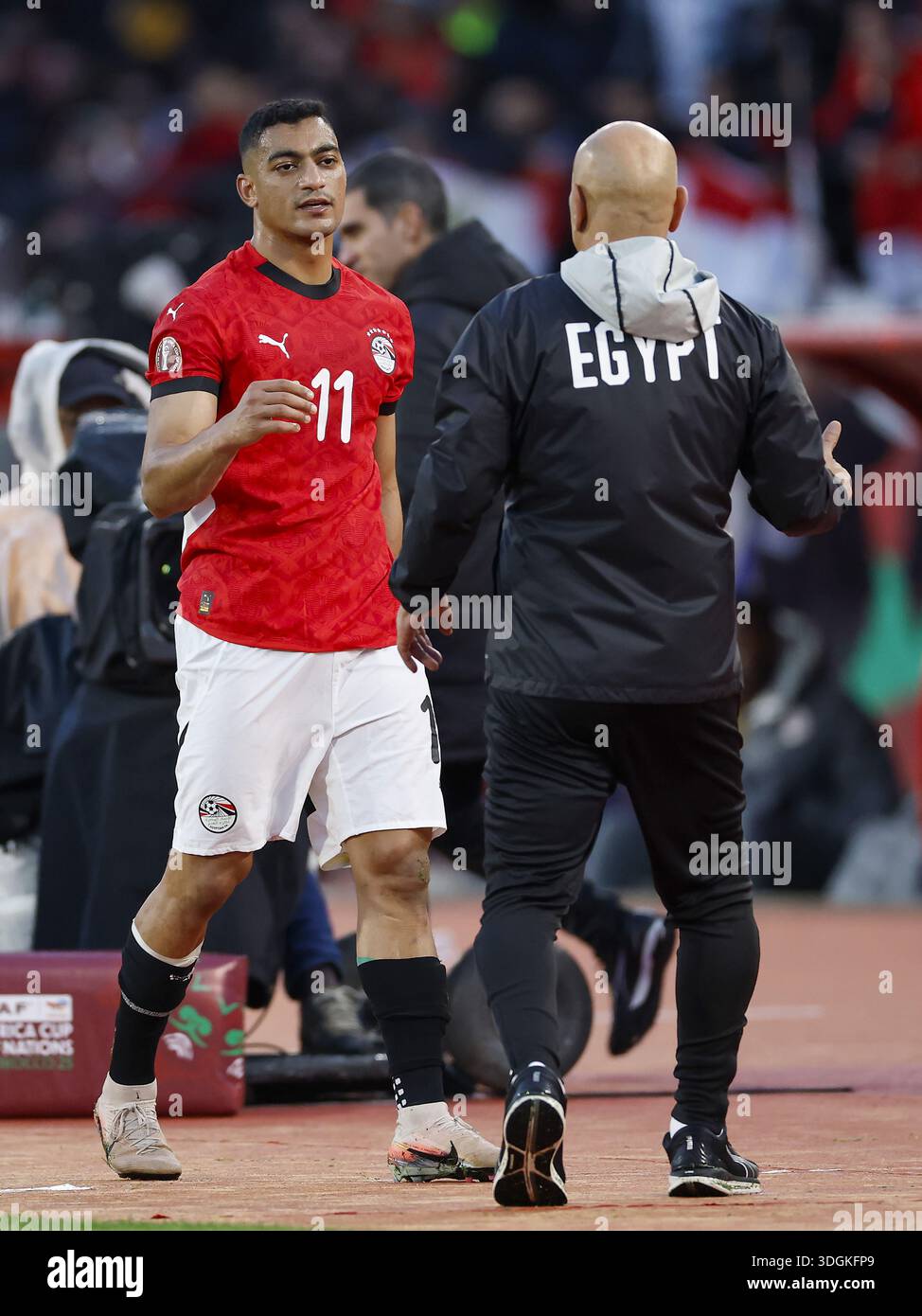 CASABLANCA - (l-r) during the Africa Cup of Nations consolation final ...