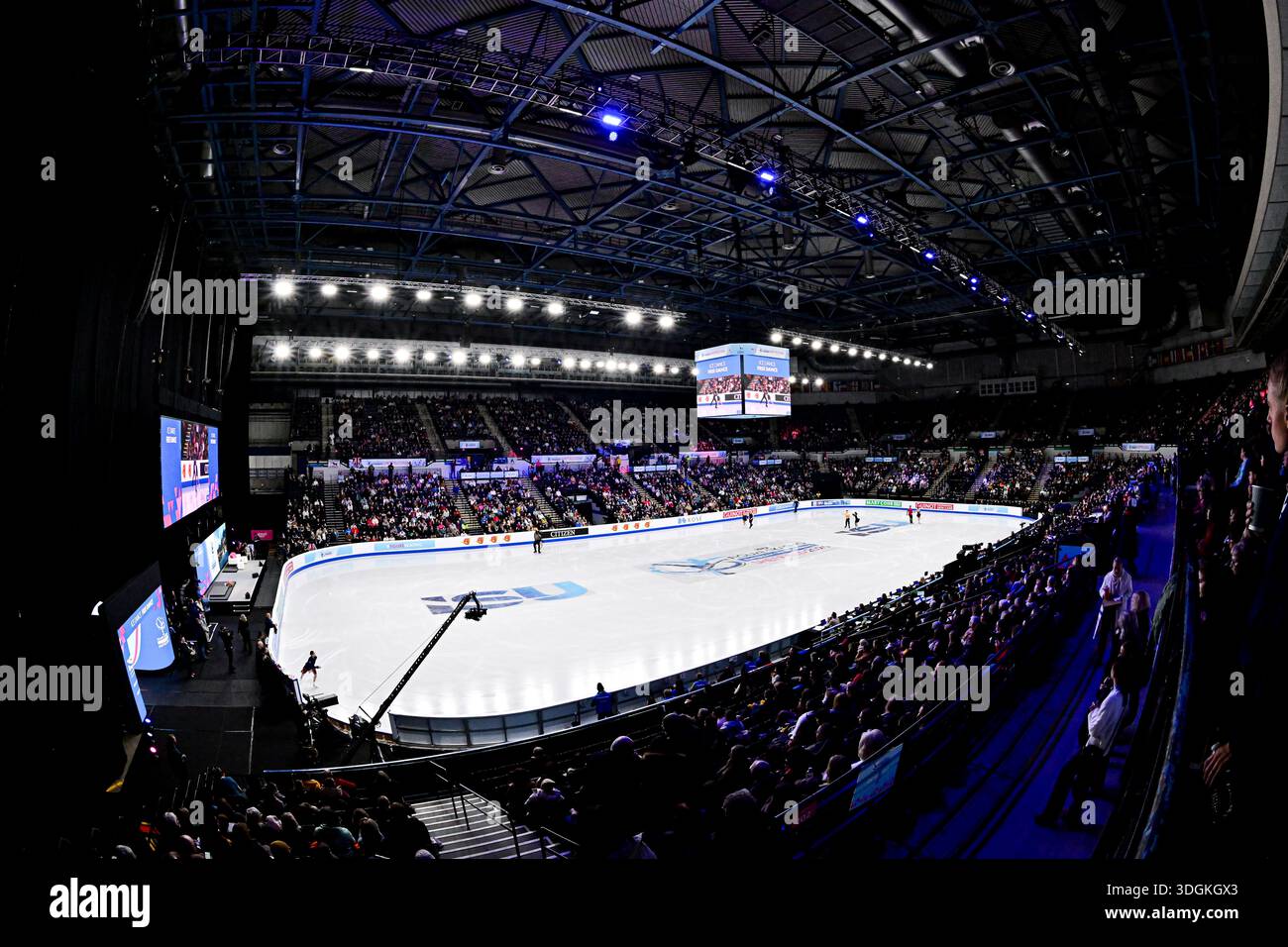 Panoramic view of Utility Arena Sheffield, during Ice Dance Free Dance ...