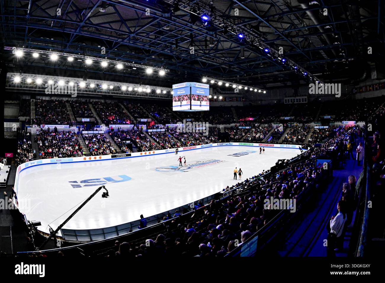 Panoramic view of Utility Arena Sheffield, during Ice Dance Free Dance ...