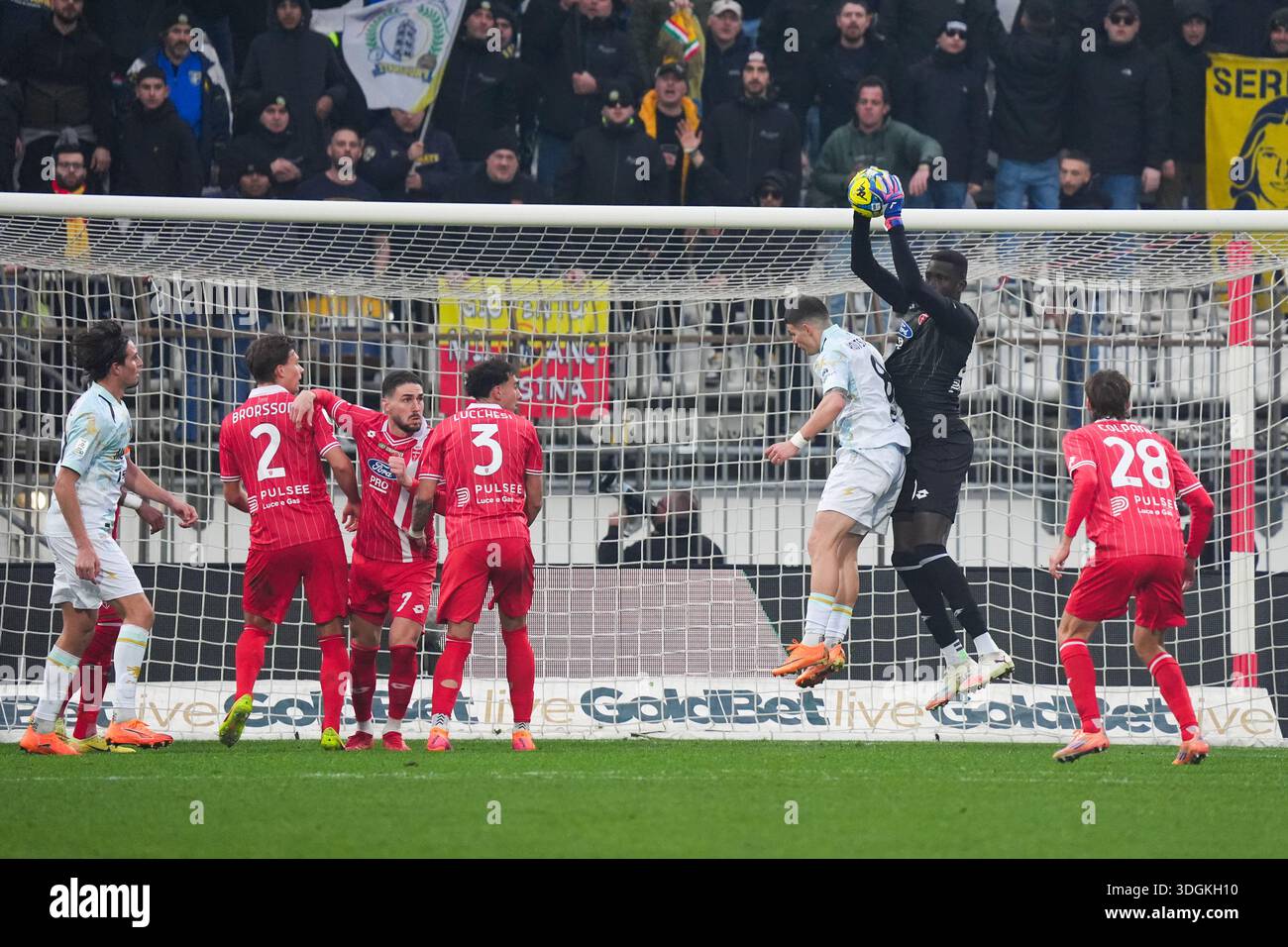 Demba Thiam during the Italian championship Serie B football match ...