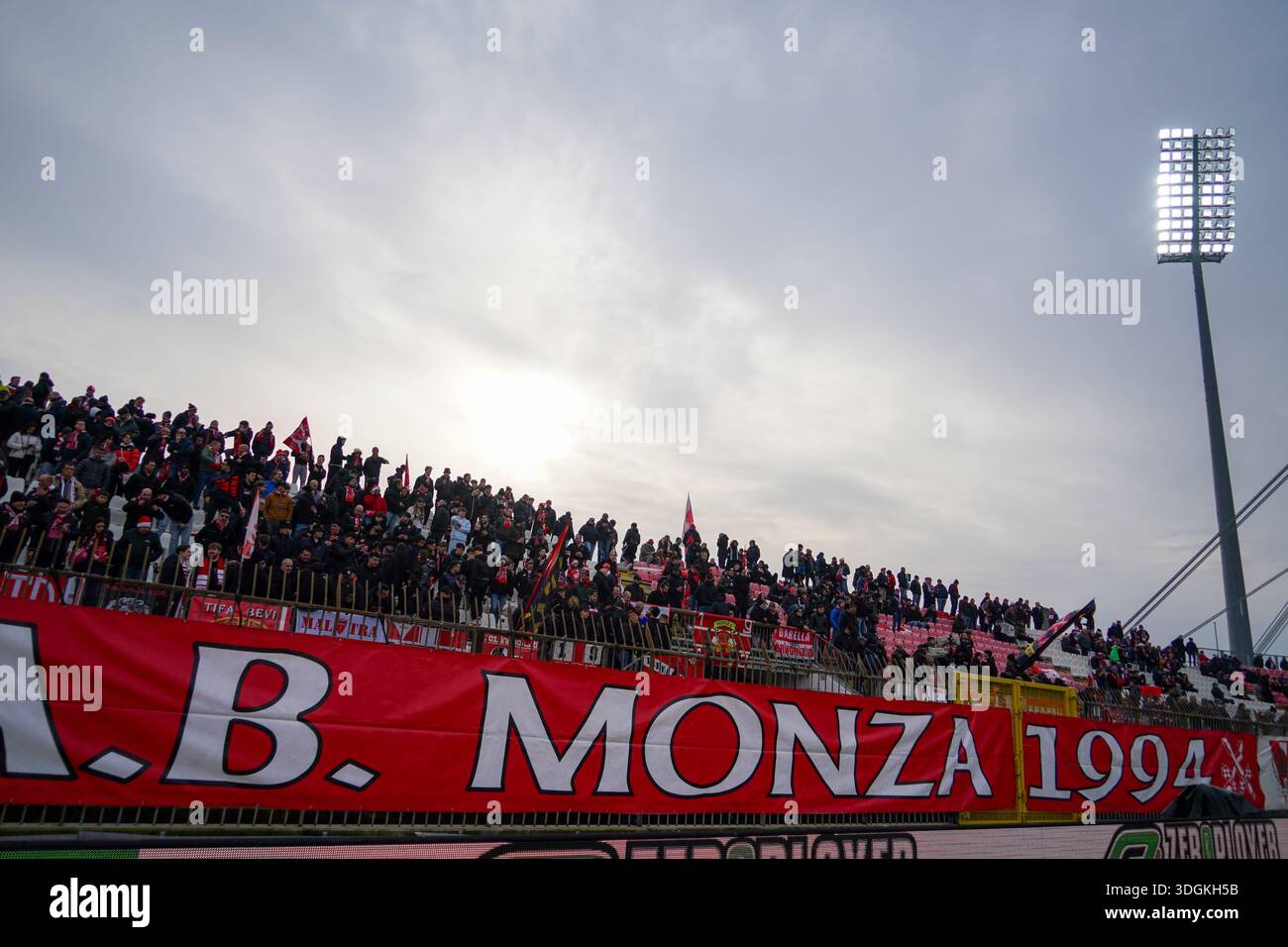 Monza, Italy. 17/01/26. Ac Monza Supporters of Curva Davide Pieri ...