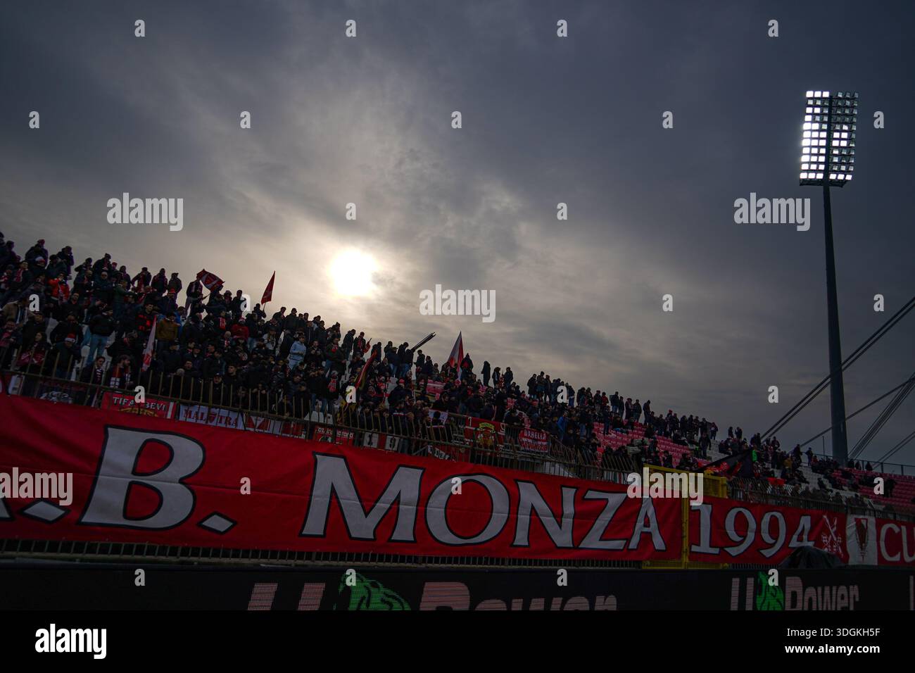 Monza, Italy. 17/01/26. Ac Monza Supporters of Curva Davide Pieri ...