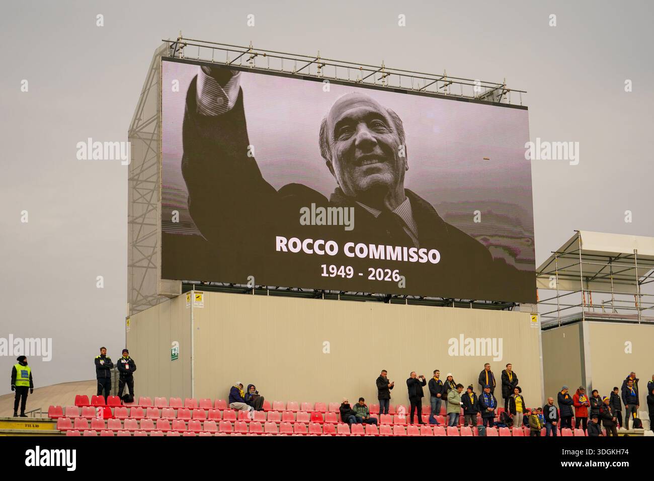Monza, Italy. 17/01/26. Rocco Commisso, during AC Monza against ...
