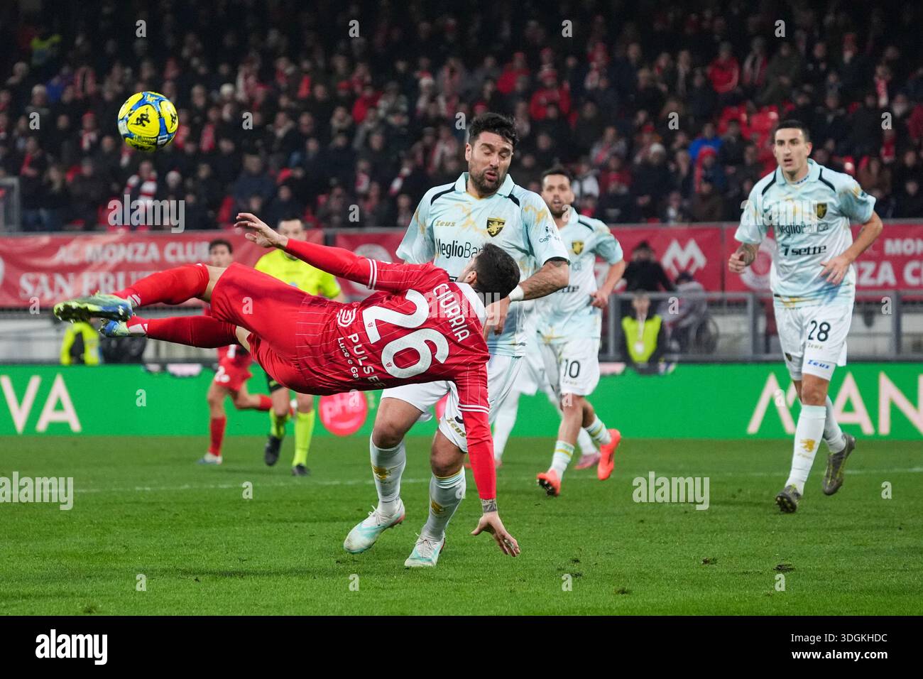 Monza, Italy. 17/01/26. Patrick Ciurria, during AC Monza against ...