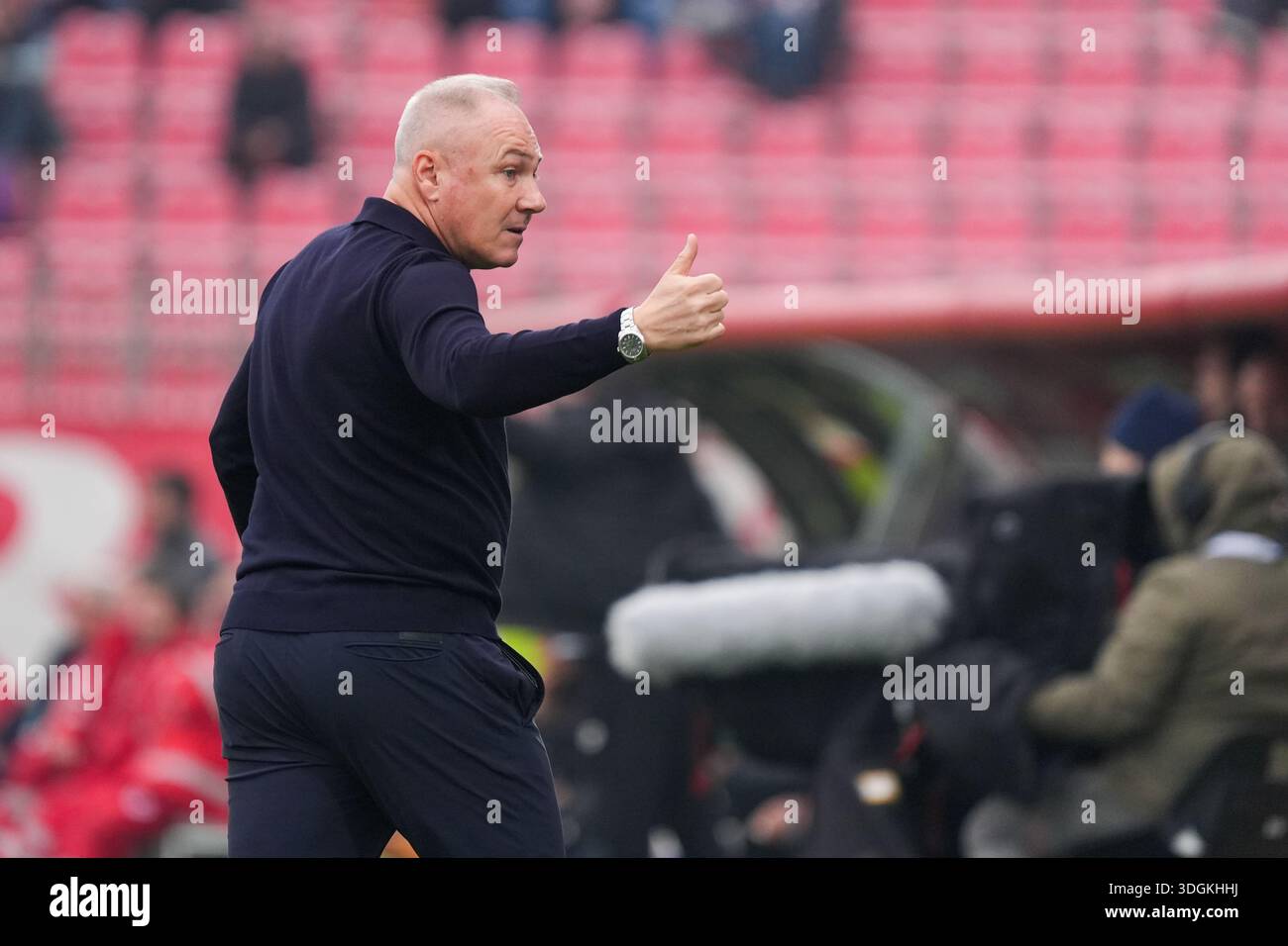 Monza, Italy. 17/01/26. Massimiliano Alvini, head coach of Frosinone ...