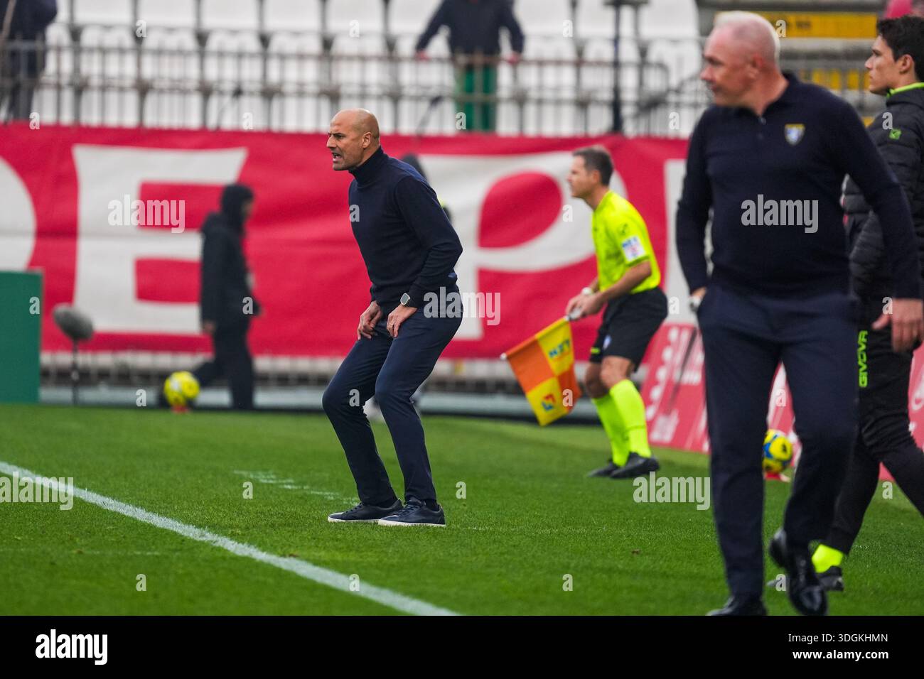 Monza, Italy. 17/01/26. Paolo Bianco, head coach of AC Monza, during AC ...