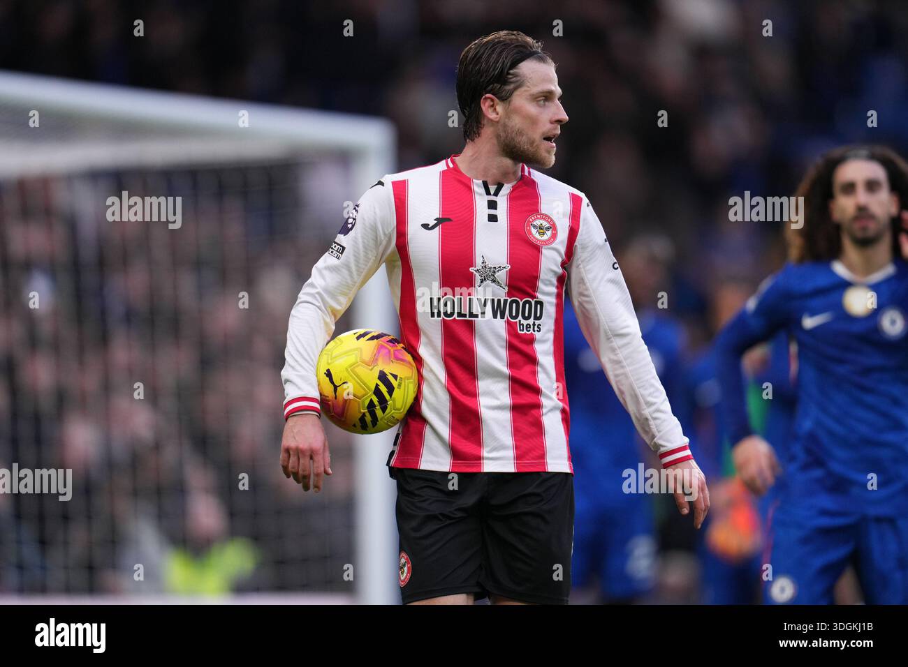 Mathias Jensen of Brentford during the Premier League match Chelsea vs ...