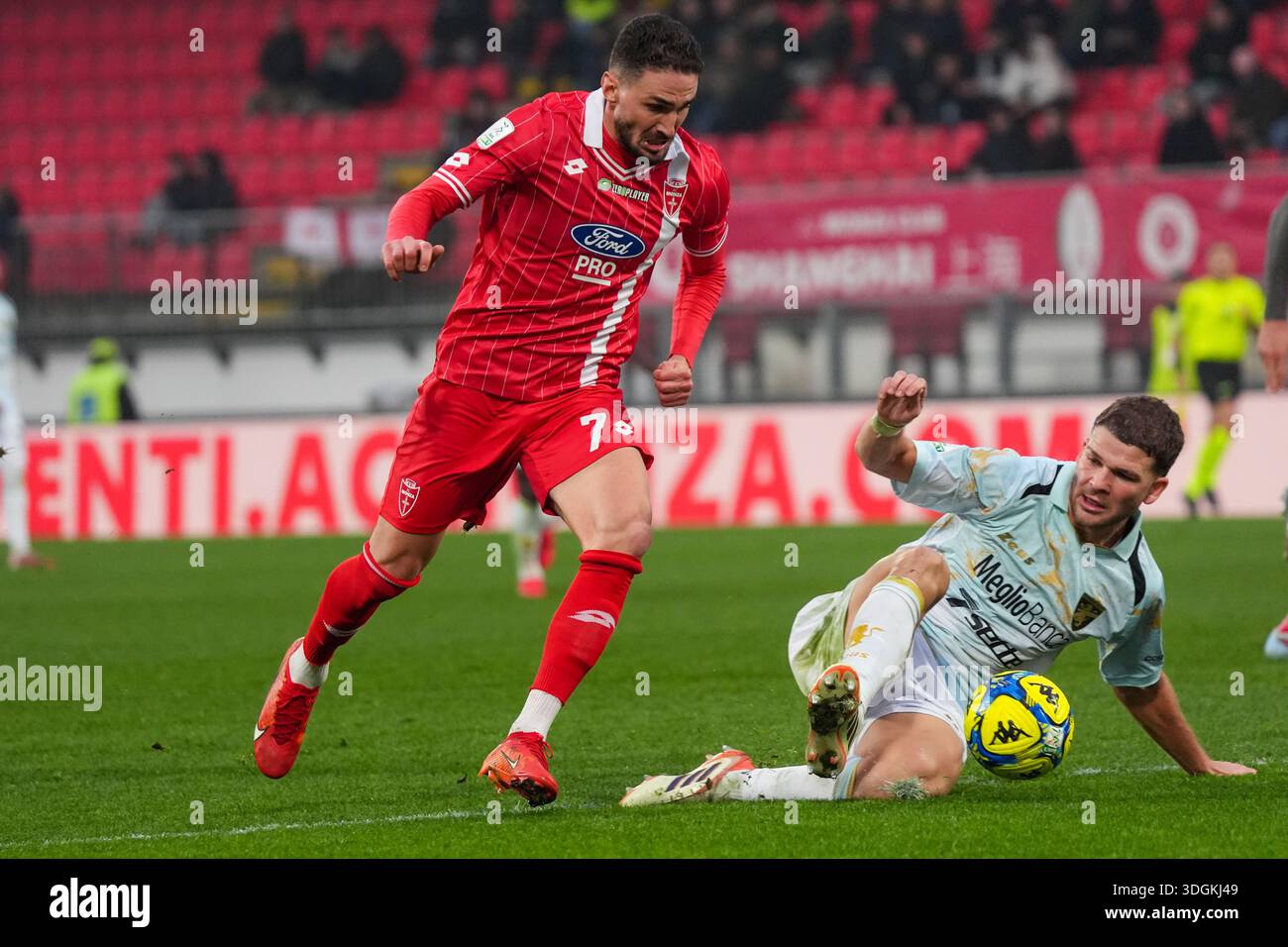 Monza, Italy. 17/01/26. Paulo Azzi, during AC Monza against Frosinone ...