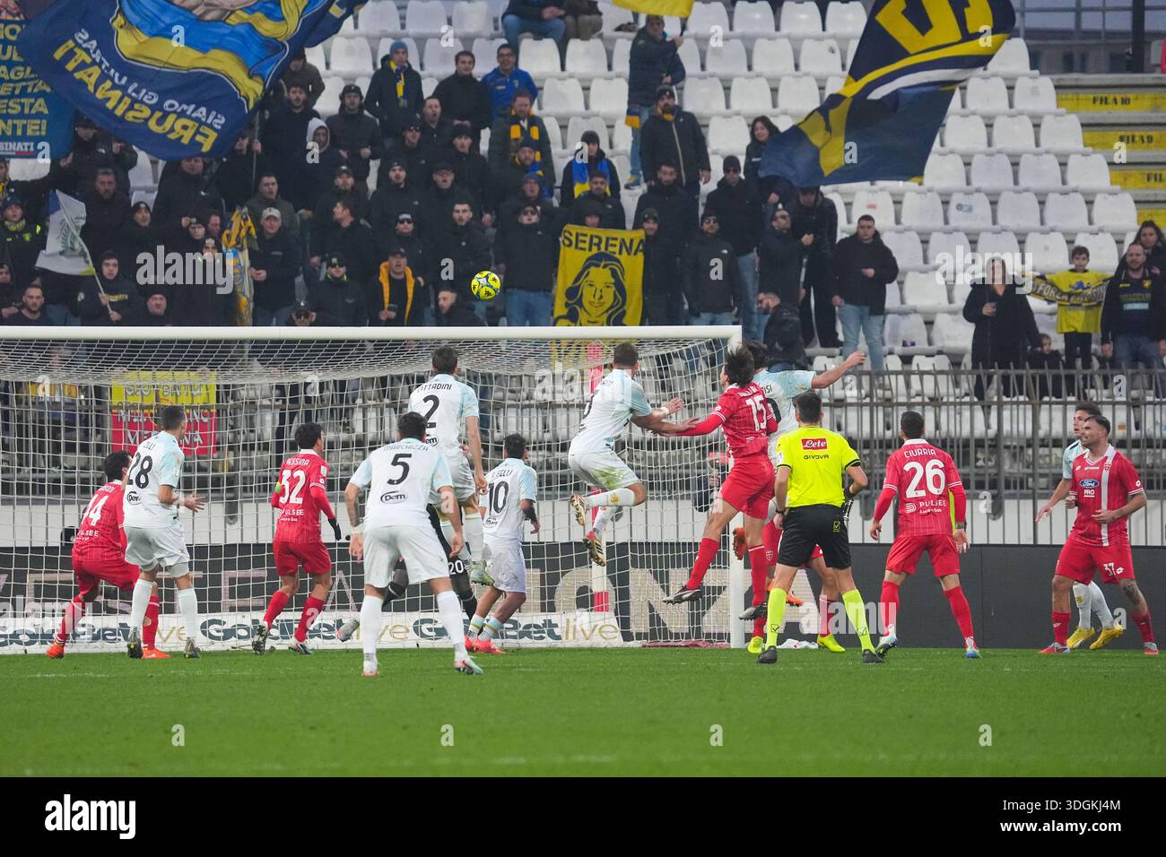 Monza, Italy. 17/01/26. Ilario Monterisi scores Goal, during AC Monza ...