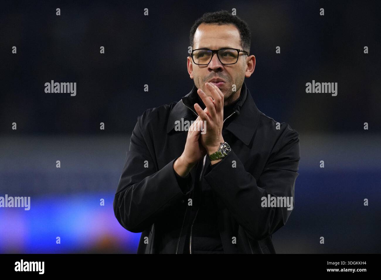 Liam Rosenior manager of Chelsea at full time during the Premier League ...