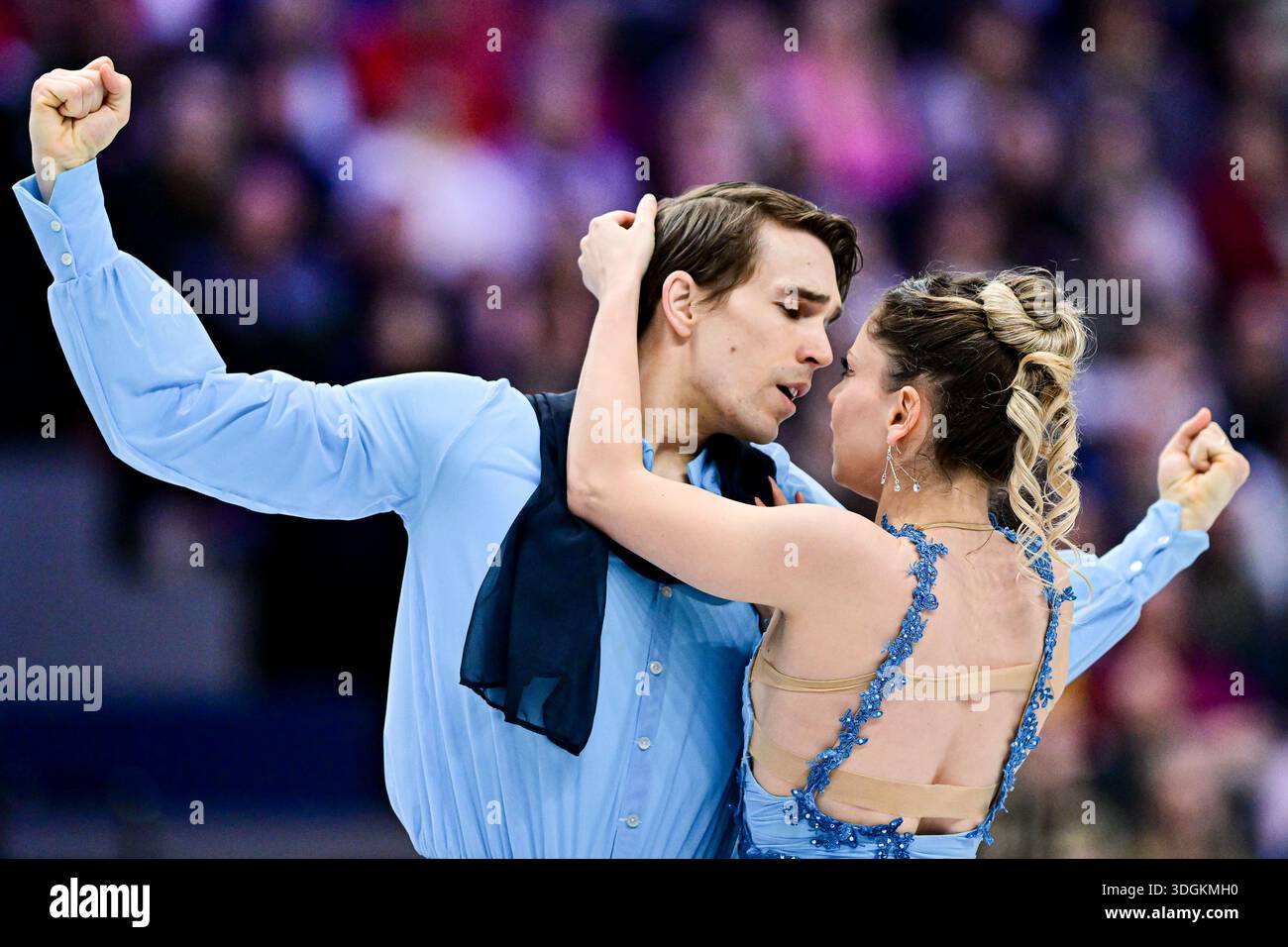 Victoria MANNI & Carlo ROETHLISBERGER (ITA), during Ice Dance Free ...