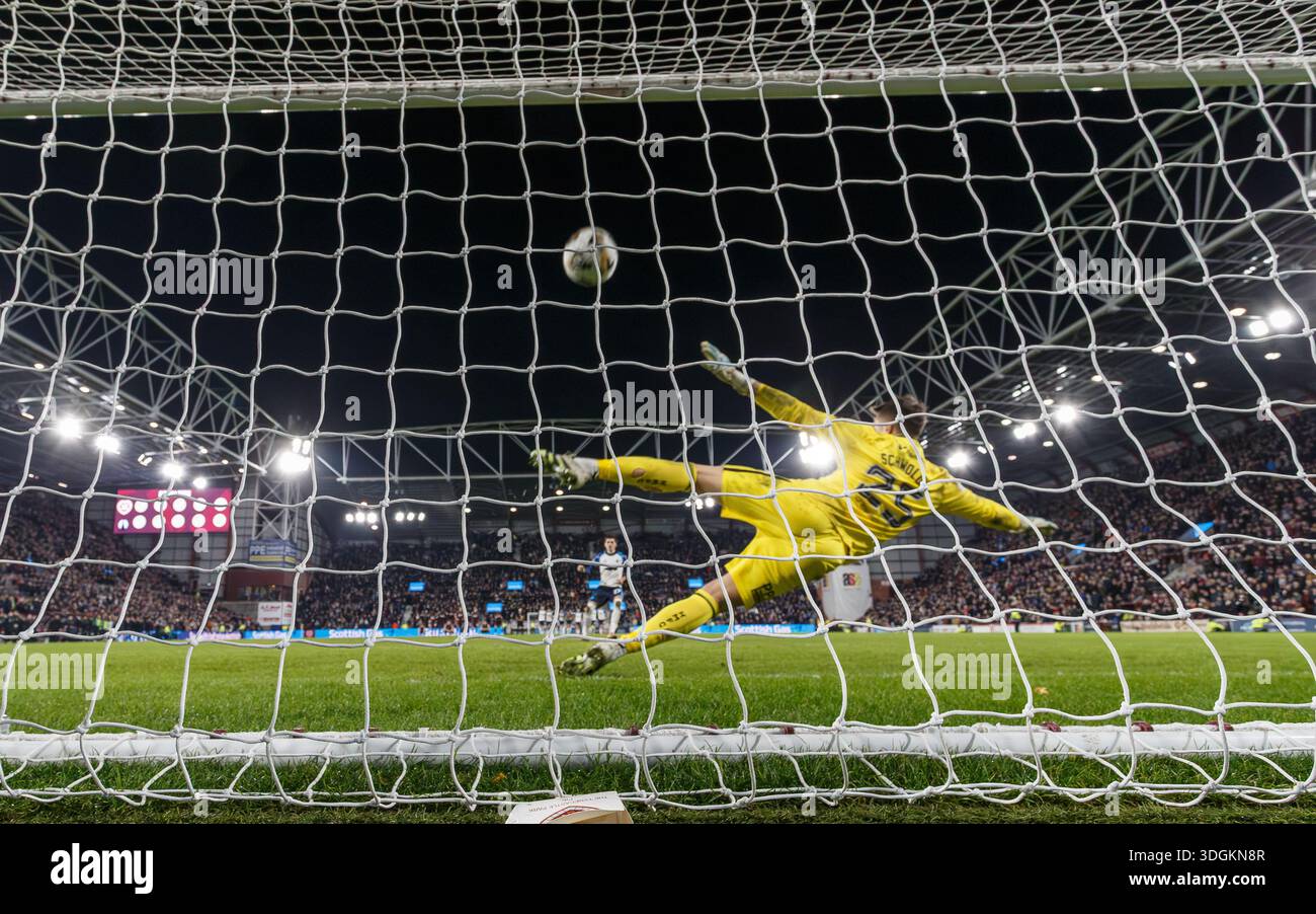 Tynecastle Stadium, Edinburgh, Scotland, UK. 17th Jan 2026. Hearts V ...