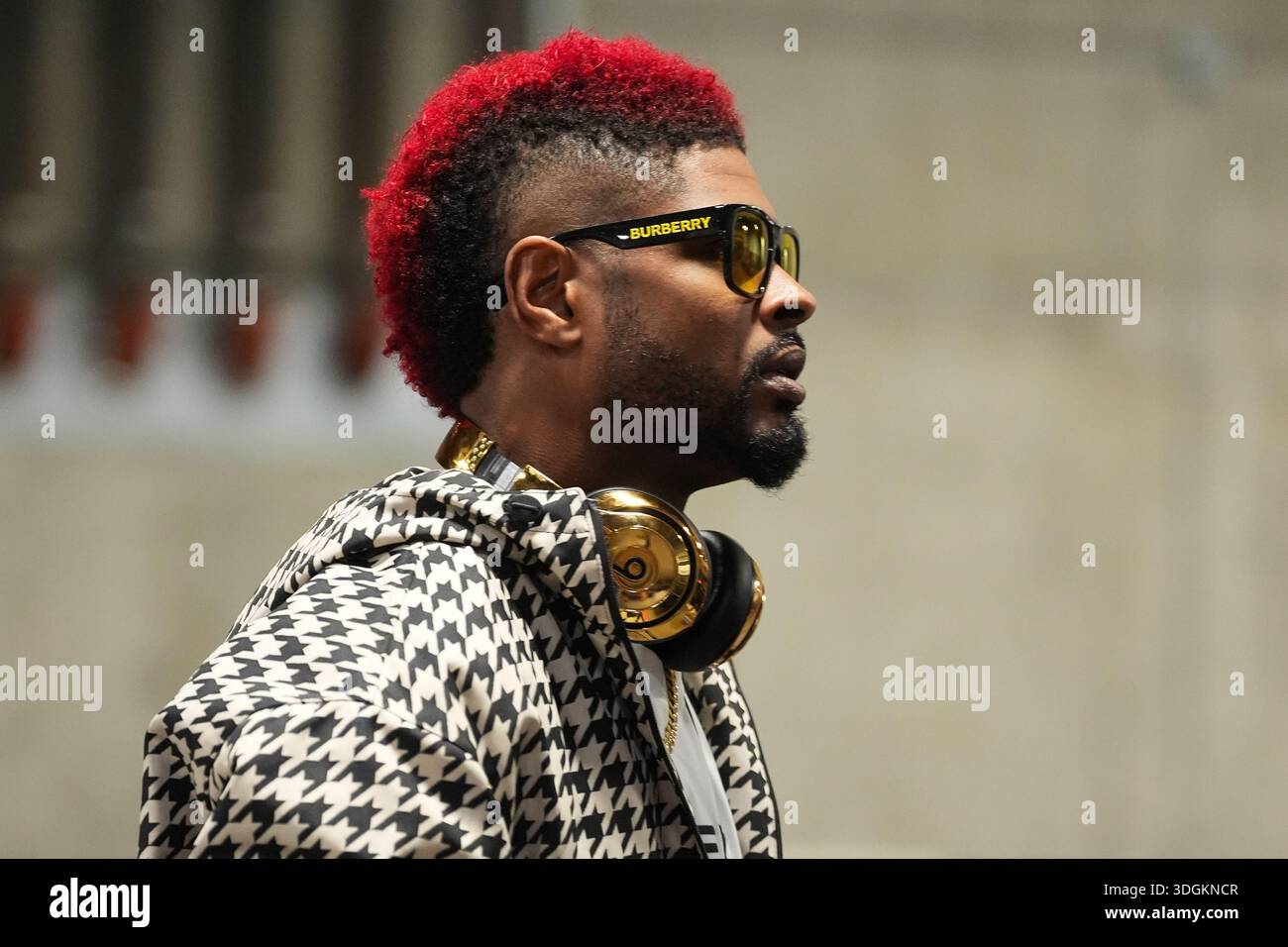 San Francisco 49ers wide receiver Jauan Jennings arrives before an NFL ...