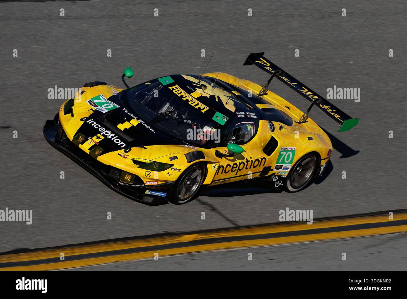 DAYTONA BEACH, FL - JANUARY 16: #70: Inception Racing, Ferrari 296 GT3 ...