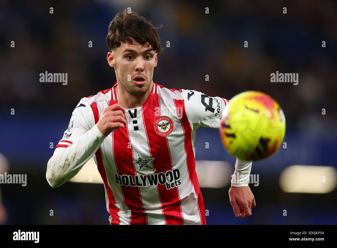 London, UK. 17th Jan, 2026. Aaron Hickey of Brentford during the ...