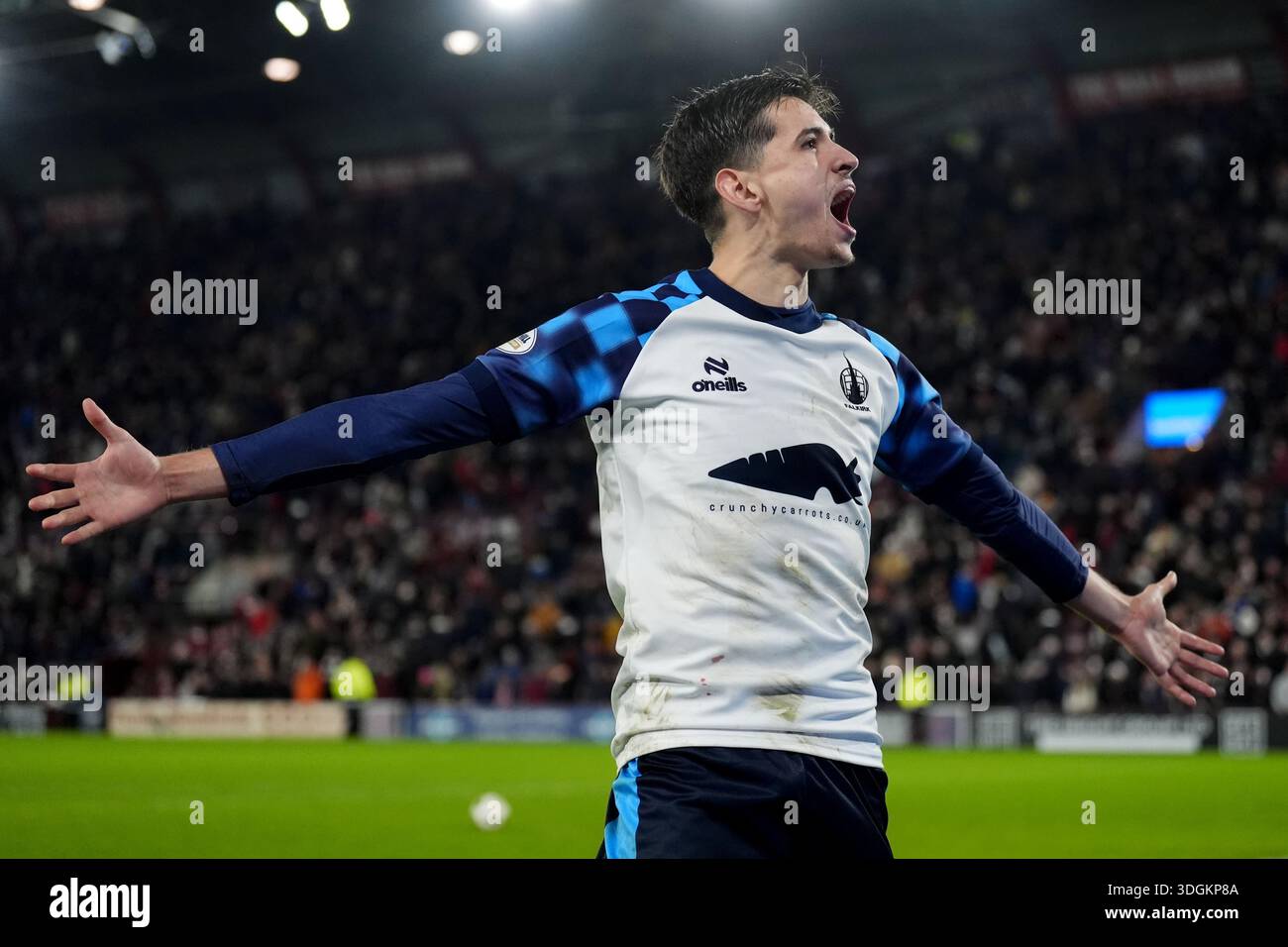 Falkirk's Ben Parkinson celebrates after scoring his sides winning ...