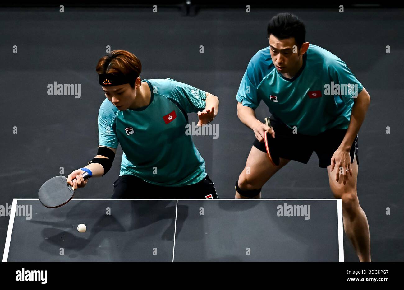 Doha, Qatar. 17th Jan, 2026. Wong Chun Ting and Doo Hoi Kem of Hong ...