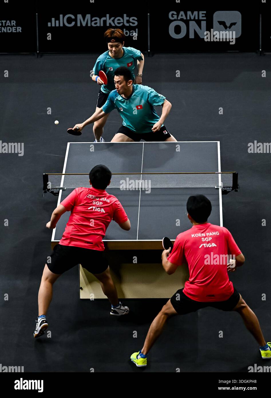 Doha, Qatar. 17th Jan, 2026. Wong Chun Ting and Doo Hoi Kem of Hong ...