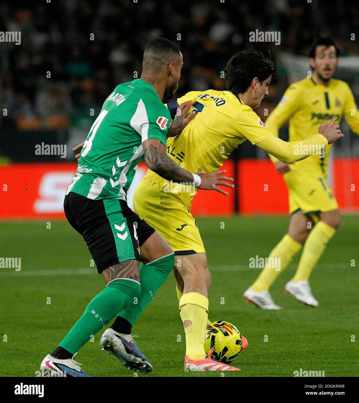 Spanish La Liga EA Sports soccer match Betis vs Villarreal at La ...