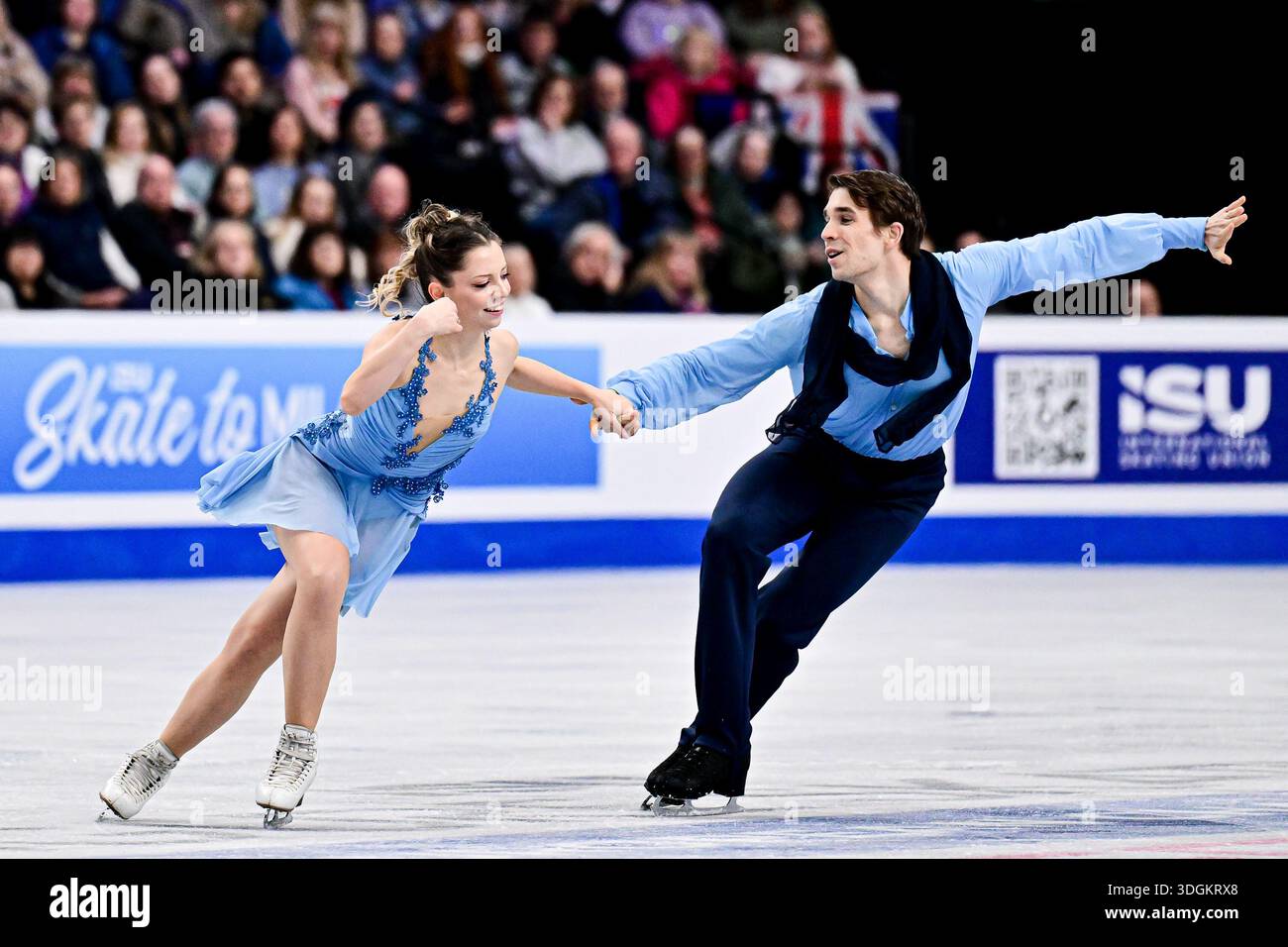 Victoria MANNI & Carlo ROETHLISBERGER (ITA), during Ice Dance Free ...