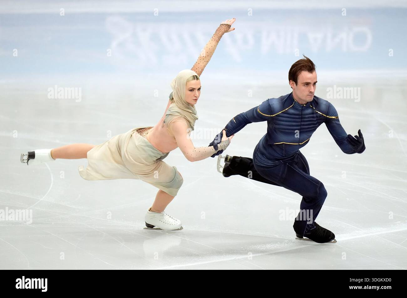 Spain’s Olivia Smart and Tim Dieck compete in the Ice Dance Free Dance ...
