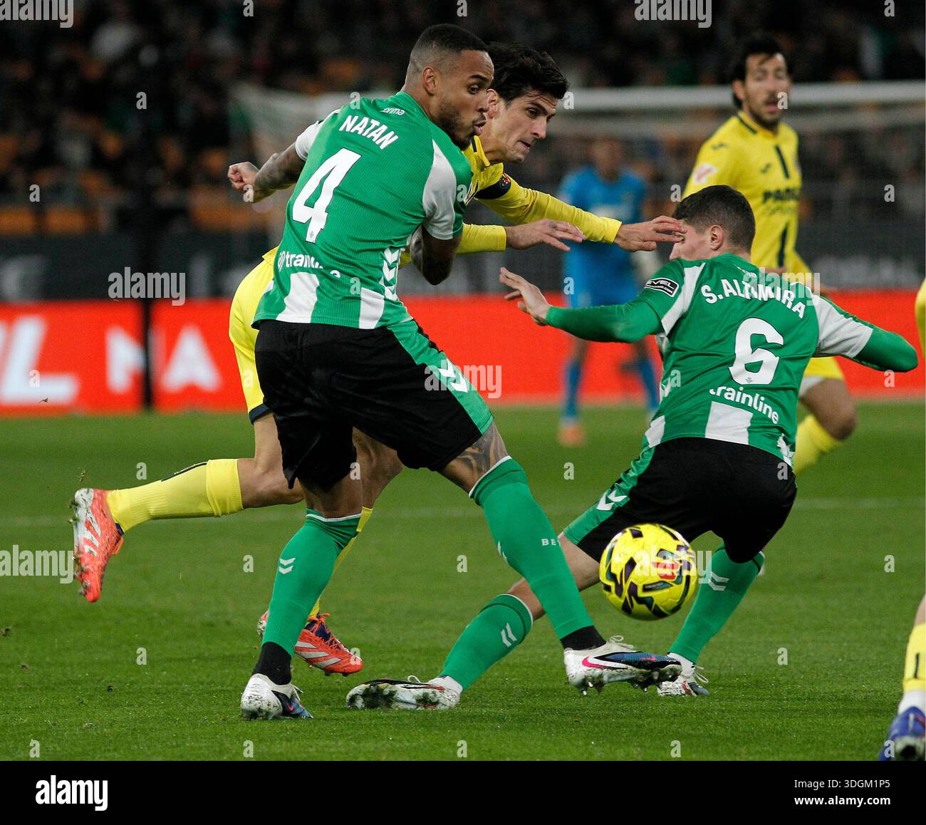 Spanish La Liga EA Sports soccer match Betis vs Villarreal at La ...