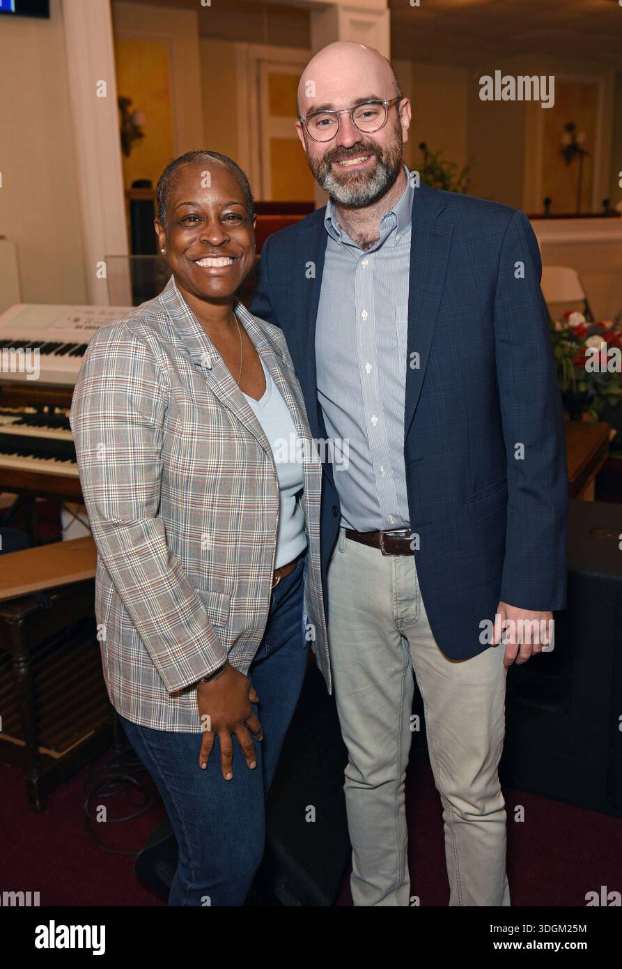 Senator Kenya Wicks, Senator Josh McLaurin at a public appearance for ...