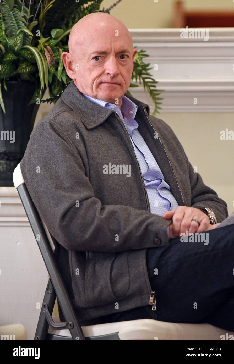 Senator Mark Kelly at a public appearance for Special Election Canvass ...