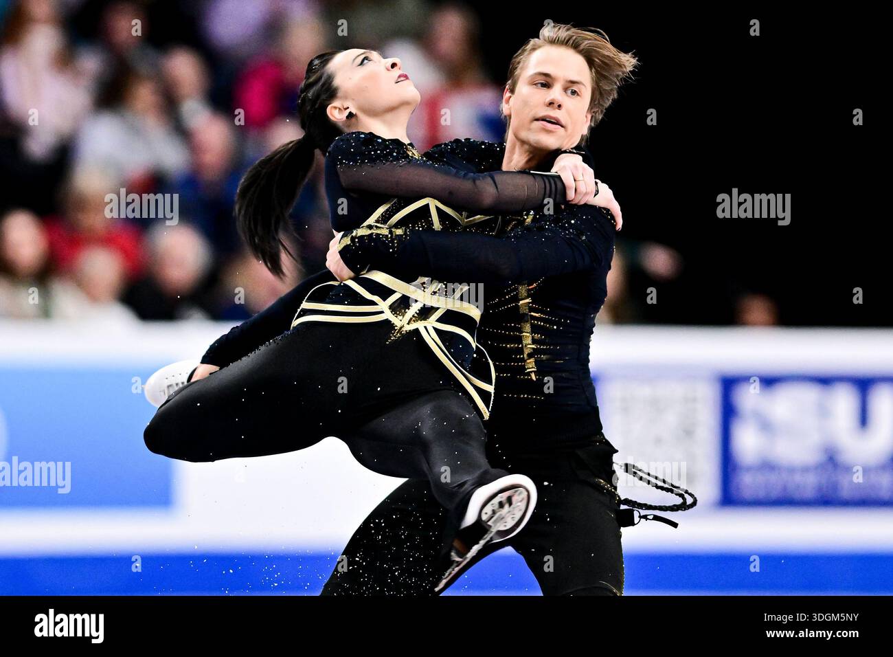 Allison REED & Saulius AMBRULEVICIUS (LTU), during Ice Dance Free Dance ...