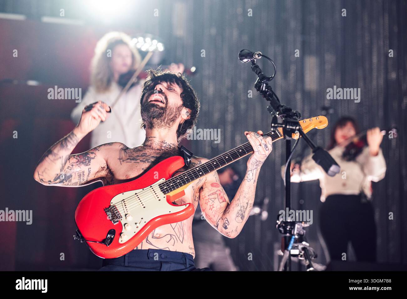 Manchester, UK. 17th January 2026. Simon Neil, Ben Johnston and Naomi ...