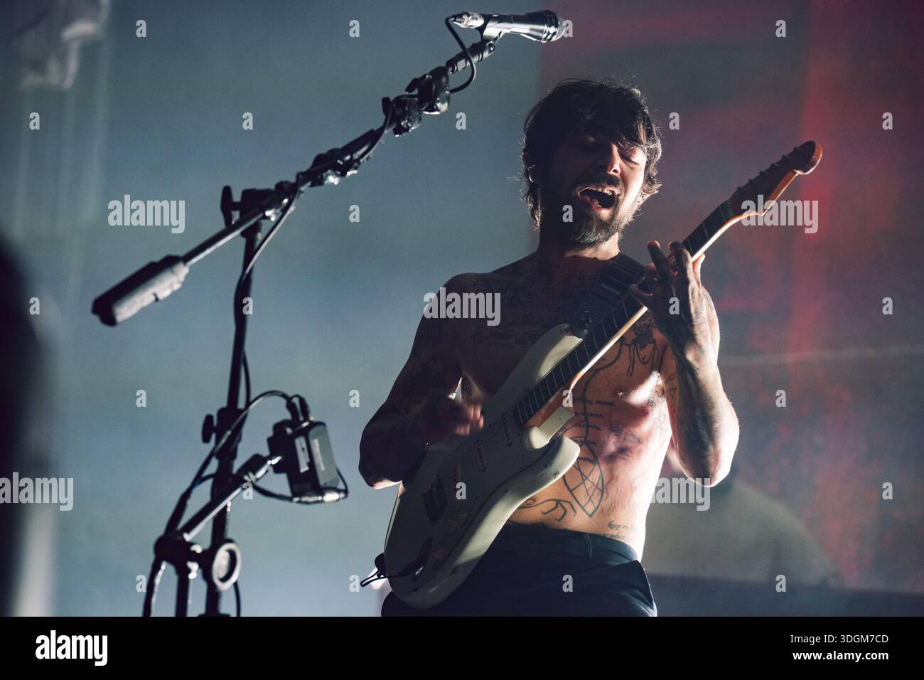 Manchester, UK. 17th January 2026. Simon Neil, Ben Johnston and Naomi ...