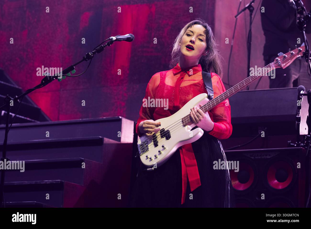 Manchester, UK. 17th Juanuary 2026. Simon Neil, Ben Johnston and Naomi ...