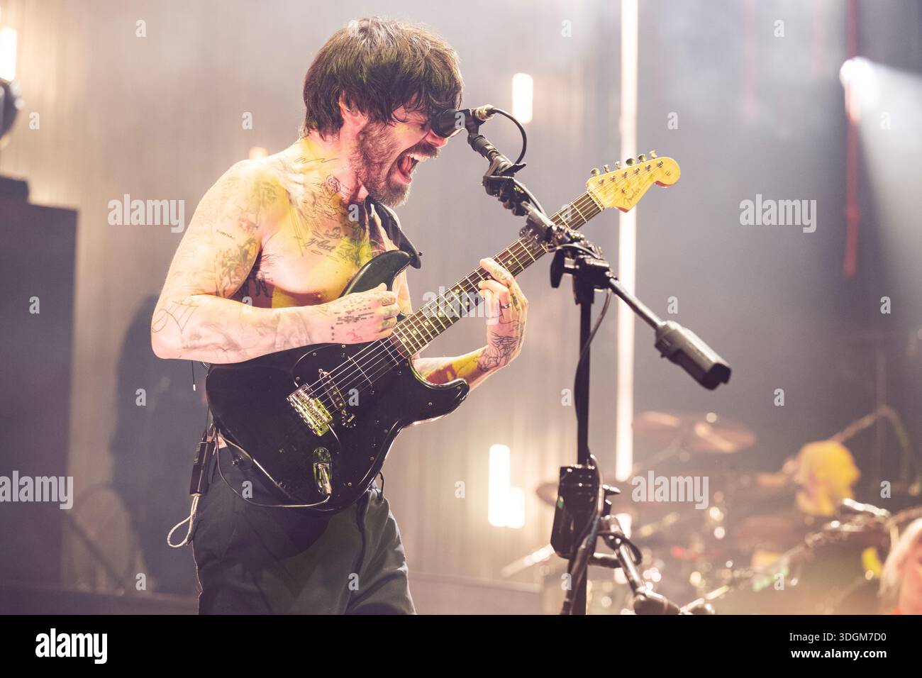 Manchester, UK. 17th Juanuary 2026. Simon Neil, Ben Johnston and Naomi ...