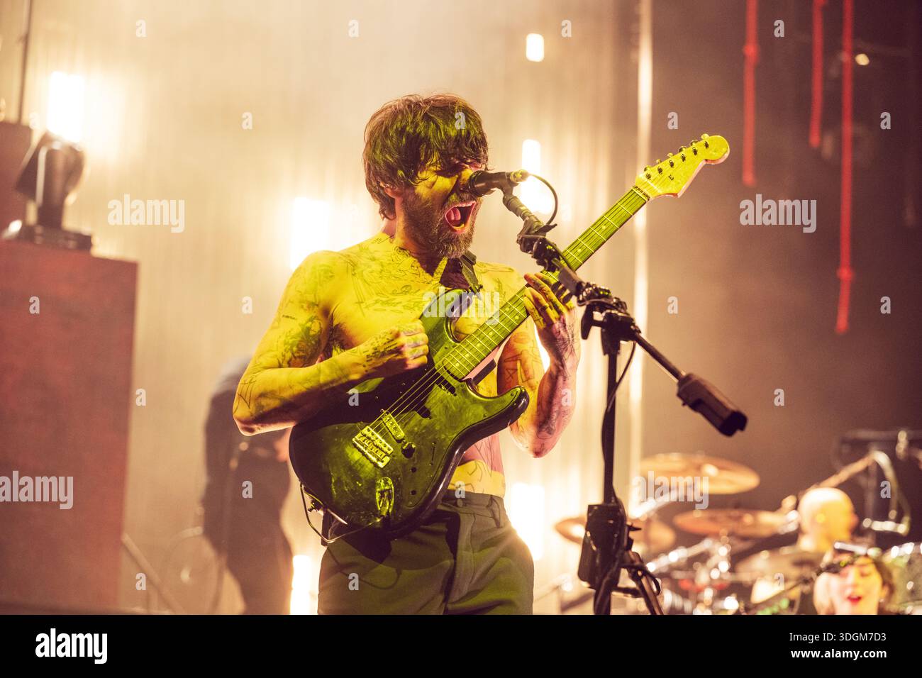 Manchester, UK. 17th Juanuary 2026. Simon Neil, Ben Johnston and Naomi ...