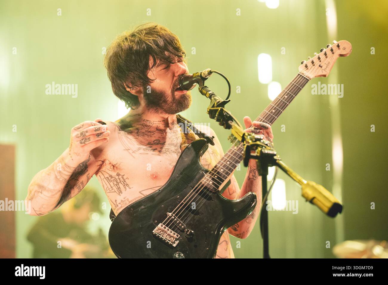 Manchester, UK. 17th Juanuary 2026. Simon Neil, Ben Johnston and Naomi ...