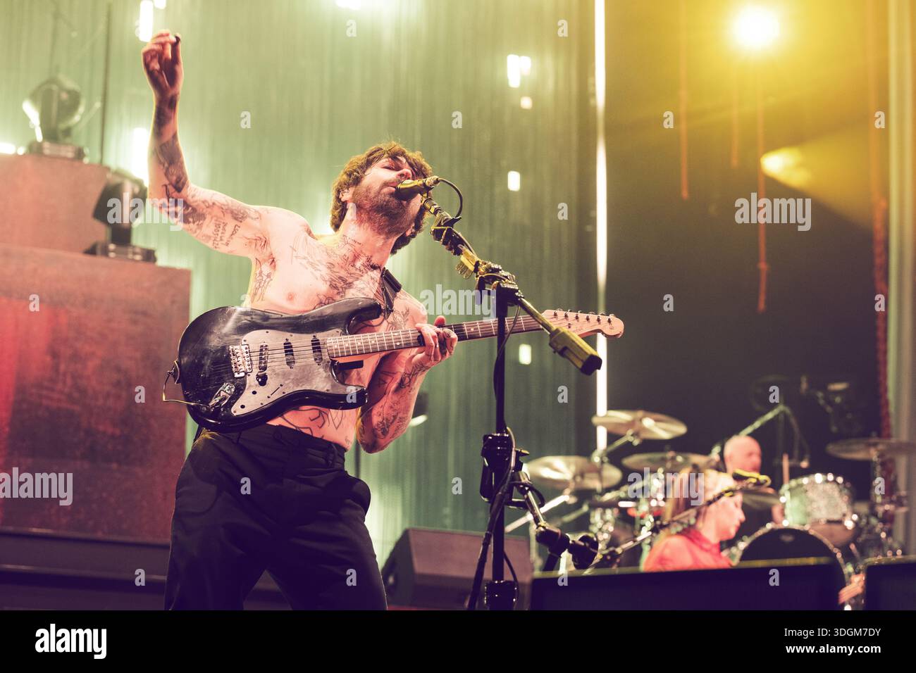 Manchester, UK. 17th Juanuary 2026. Simon Neil, Ben Johnston and Naomi ...
