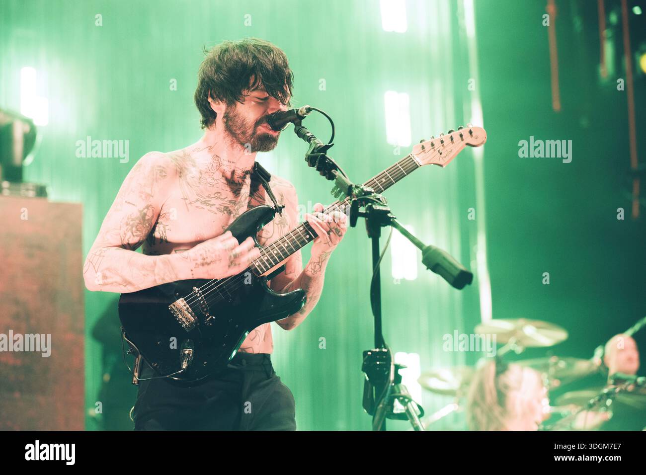 Manchester, UK. 17th Juanuary 2026. Simon Neil, Ben Johnston and Naomi ...