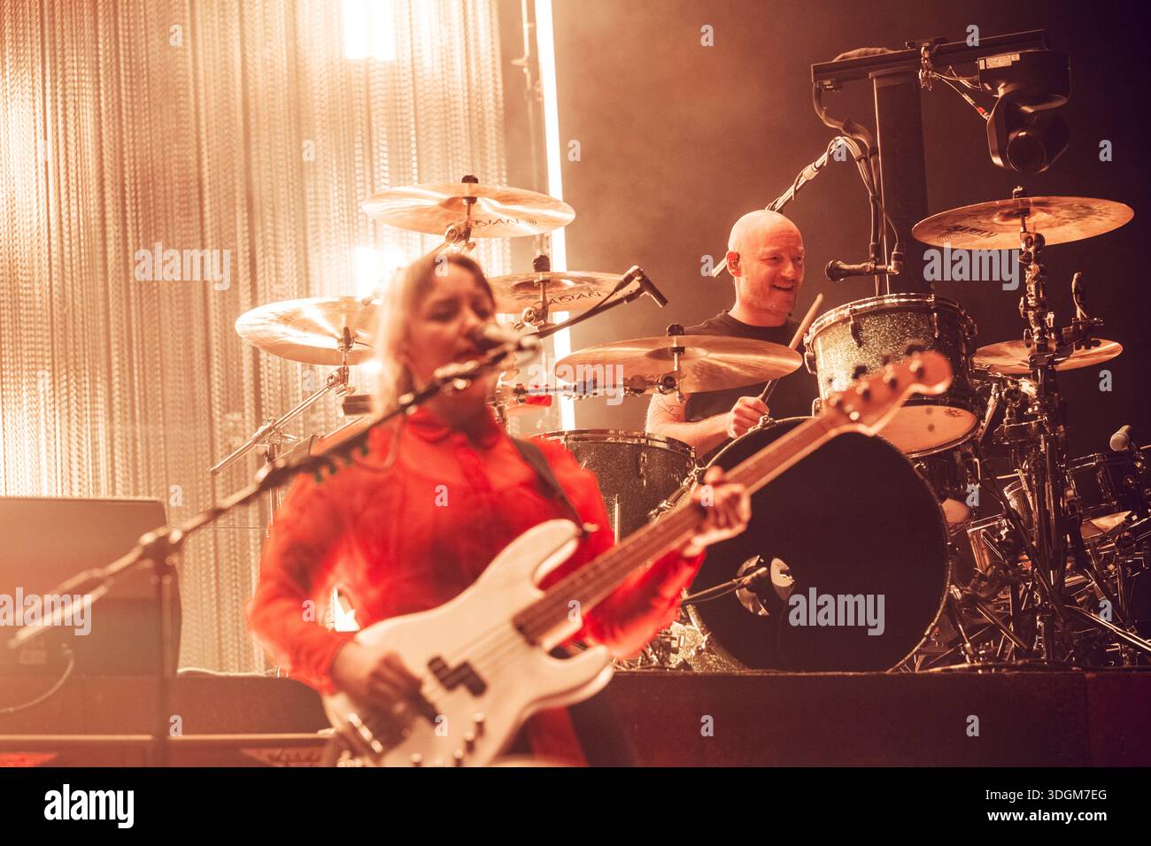 Manchester, UK. 17th January 2026. Simon Neil, Ben Johnston and Naomi ...