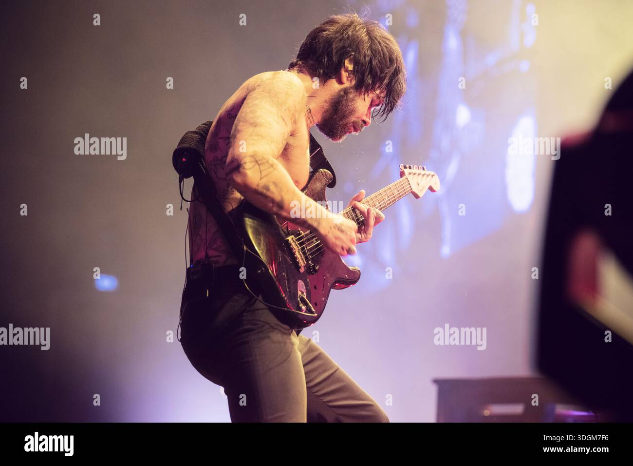 Manchester, UK. 17th Juanuary 2026. Simon Neil, Ben Johnston and Naomi ...