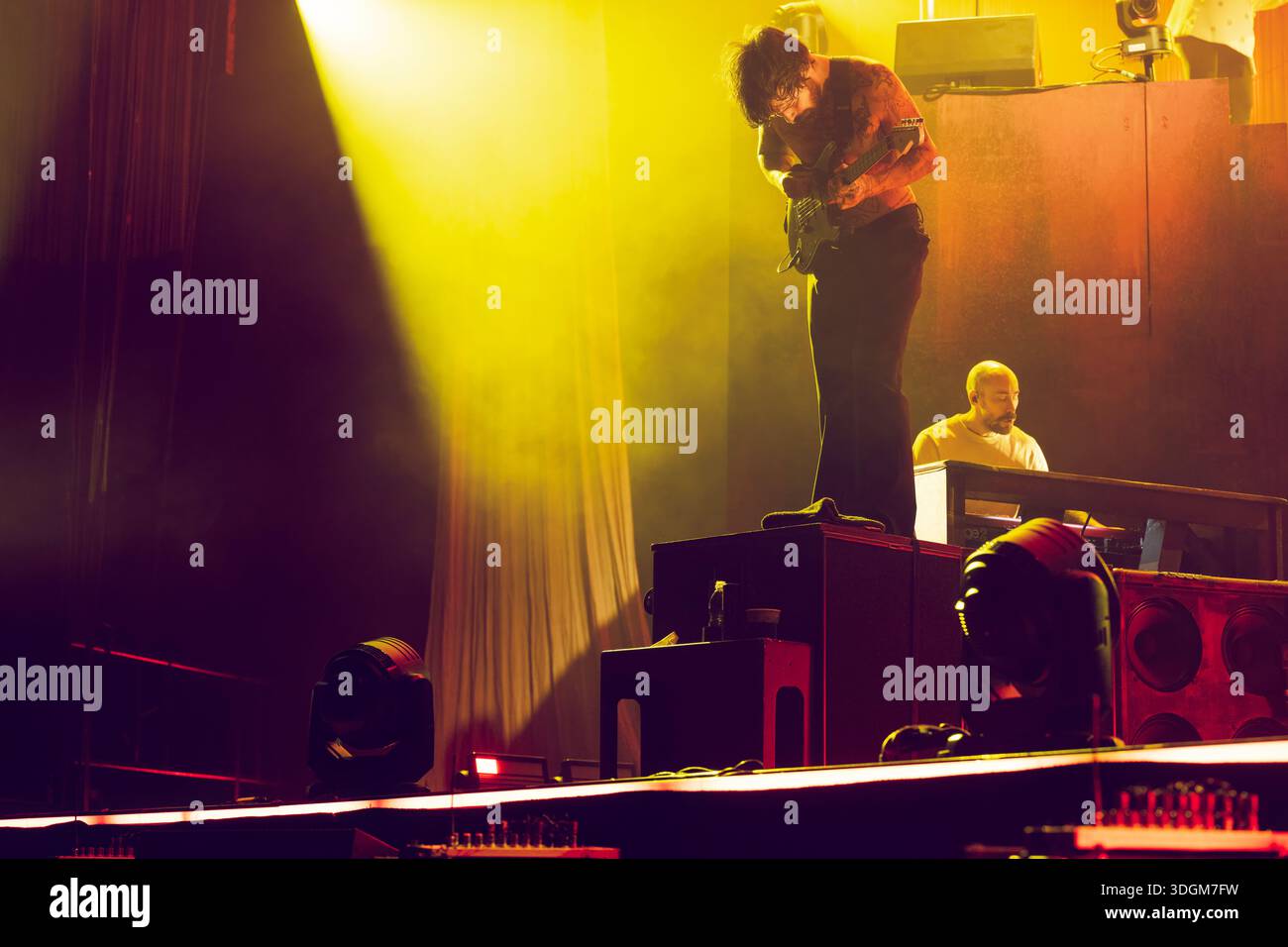 Manchester, UK. 17th Juanuary 2026. Simon Neil, Ben Johnston and Naomi ...